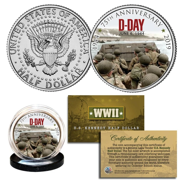 WORLD WAR II - D-DAY INVASION 75th Anniversary 1944 - 2019 JFK Half ...