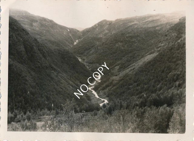 FOTO WK2 KRIEGSMARINE Norwegen Landschaft bei Tromso X161 EUR 34,90 ...