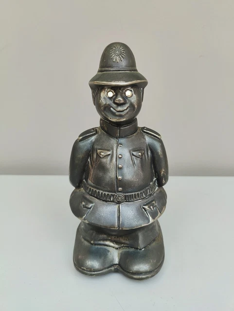 ROBBIE THE BOBBIE British Policeman Metal Money Box 19cm 1950s Made In ...