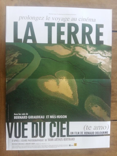 AFFICHE LA TERRE VUE DU CIEL de RENAUD DELOURME Yann Arthus-Bertrand ...