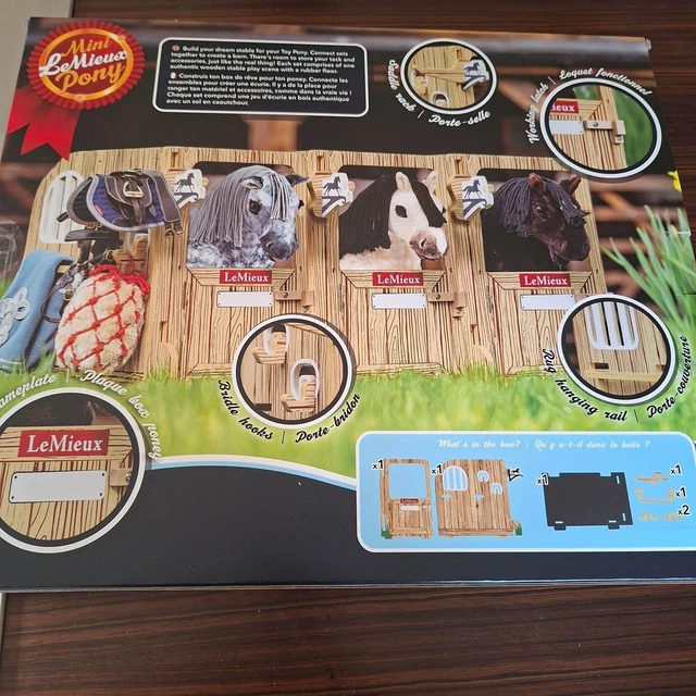 LEMIEUX TOY PONY Wooden Stable Set - 3 x Stables - Set of 3 £144.99 ...