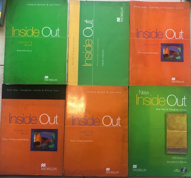 INSIDE OUT ELEMENTARY Teacher’s book-Companion+Pre-Intermediate Student ...