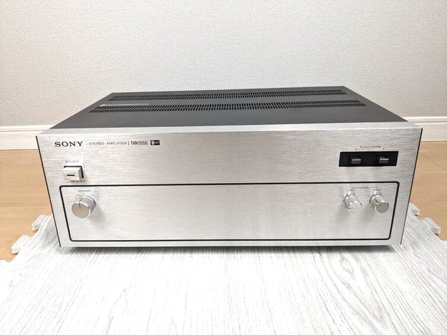 AMPLIFICATEUR DE PUISSANCE SONY TAN-5550 ampli stéréo V-FET 1975 ...