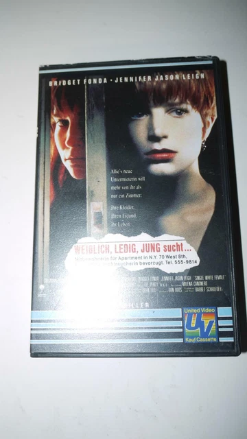 WEIBLICH, LEDIG, JUNG sucht Bridget Fonda Jennifer Jason Leigh VHS ...