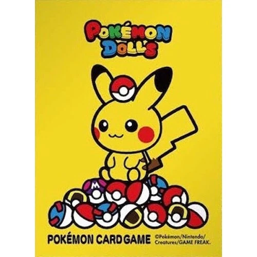 PIKACHU DOLLS | Pokémon Center Japan Exclusive Card Game Sleeve ...