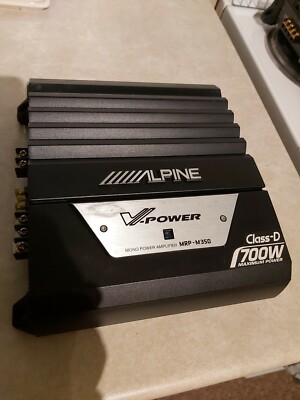 ALPINE MRP-M350 MONO Power Amplifier £149.99 - PicClick UK