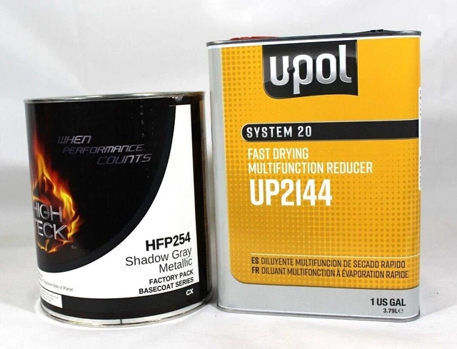 DARK SHADOW GRAY Metallic Basecoat Paint Gallon & Fast Reducer Ford CX ...