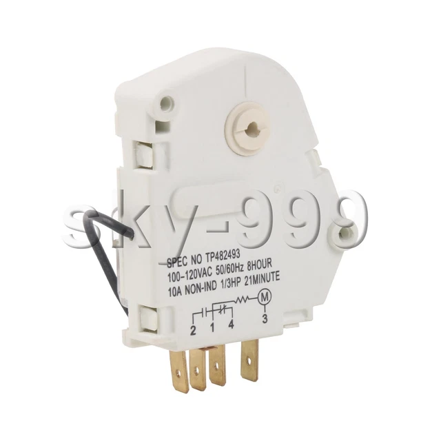REFRIGERATOR DEFROST TIMER Replacement for Whirlpool Kenmore W10822278 ...