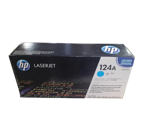 HP 124A LASERJET Toner Cartridge Cyan Q6001A $50.00 - PicClick CA