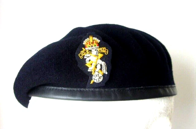 REME KINGS CROWN Wo1 Asm - Rsm & Officer Navy Beret & Bullion Wire Cap ...