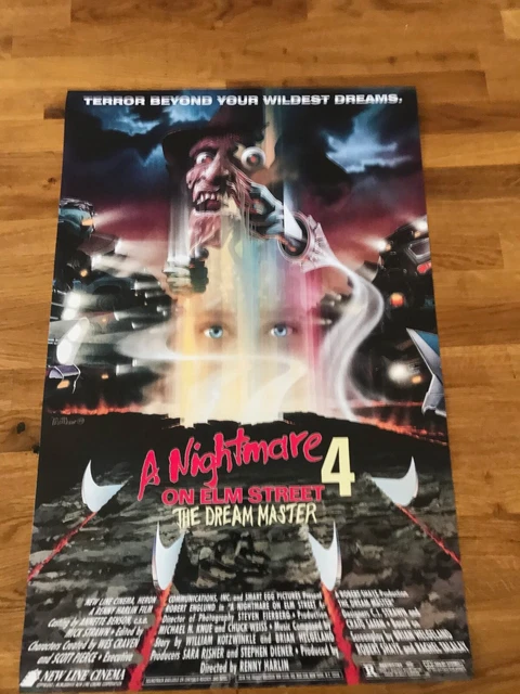 MOVIE POSTER A Nightmare on Elm Street 4 Dream Master 430mm x 660mm EUR ...