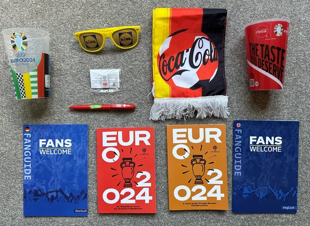 UEFA EURO 2024 Germany - Tournament Bundle; Books, Guides, Cups, Pen ...