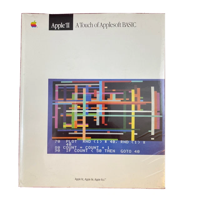 APPLE II, IIC, LLE,LLGS A Touch Of Applesoft Basic 030-1318-B New ...