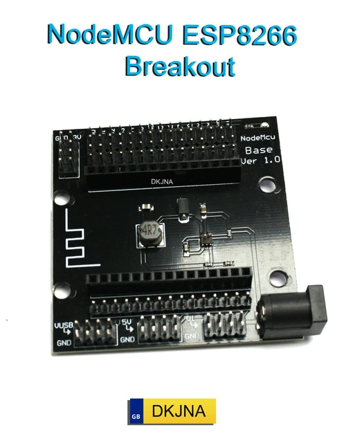 NODEMCU ESP8266 V3 Breadboard Breakout Expansion Shield Base Sviluppo ...