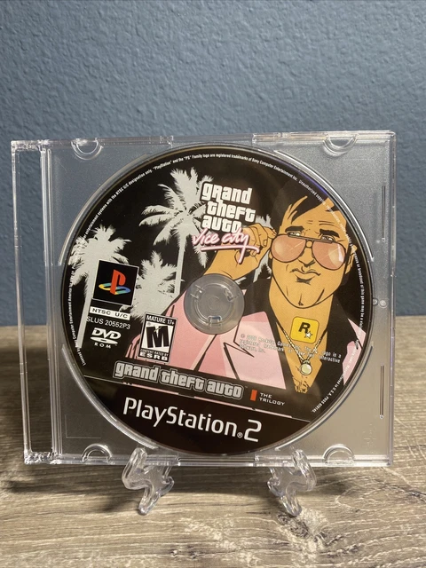 GRAND THEFT AUTO GTA Vice City Trilogy (PS2 PlayStation 2-Tested DISC ...