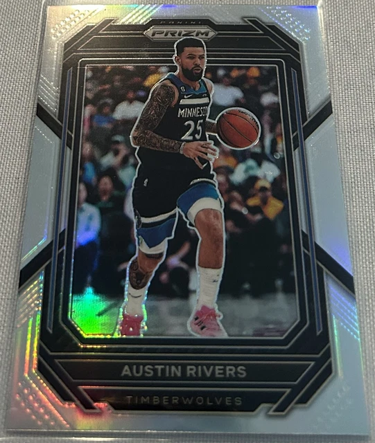 2022-23 PRIZM BASKETBALL Austin Rivers Minnesota Timberwolves Argent ...