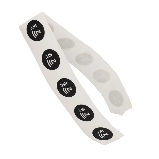 (BLACK)30 PCS NFC Tags Waterproof NTAG215 CHIP NFC Stickers ...