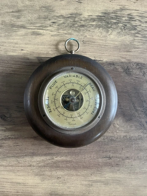 BAROMÈTRE MAXANT VINTAGE 1970 à Mécanisme Apparent EUR 24,00 - PicClick FR