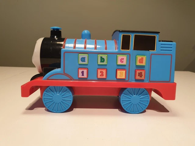 THOMAS THE TANK Engine LEARNING TRAIN Letters Numbers Colours Sound ...