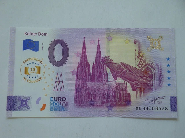 0 EURO SCHEIN "KÖLNER DOM " 2025-10, Wasserspeier, anniversary EUR 4,10 ...
