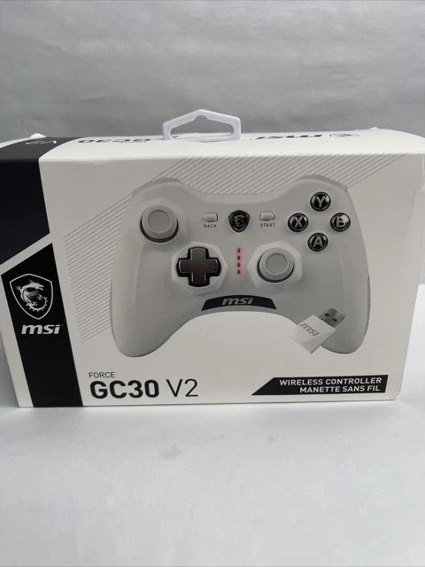 MSI FORCE GC30 V2 White Wireless Gaming Controller New ...