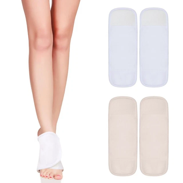 2 PCS FLANNEL Cloth Castor Oil Foot Wraps Castor Oil Foot Pack Kit Men ...