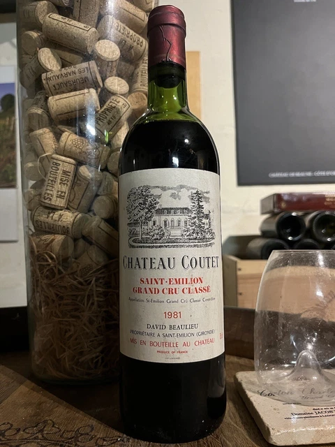 CHÂTEAU COUTET 1981 Saint Emilion Grand Cru Classe EUR 25,00 - PicClick FR