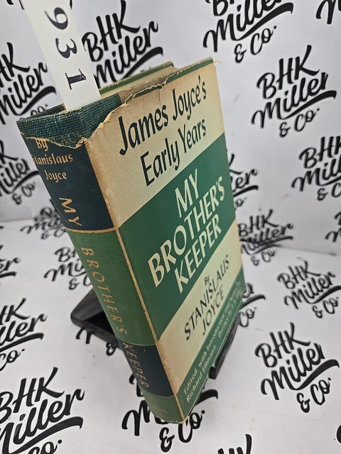 MY BROTHER'S KEEPER by James Joyce 1958 1st Ed Hardcover w/ DJ ...
