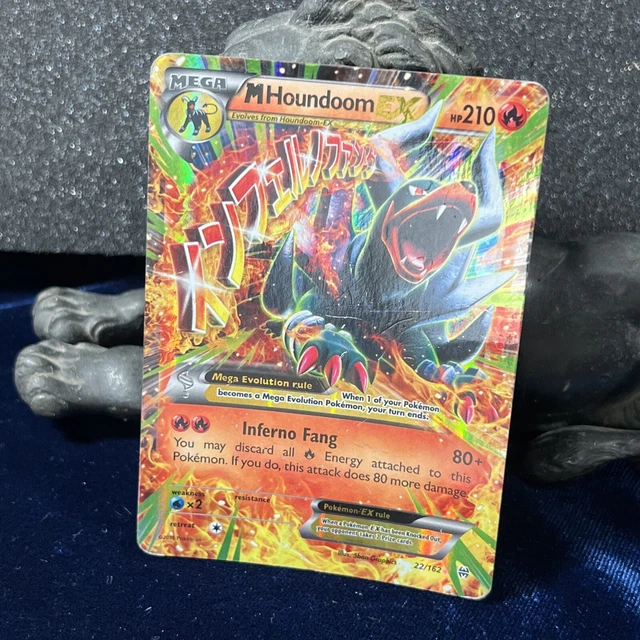 CARTE POKÉMON MEGA M HOUNDOOM EX 22/162 XY - BREAKthrough HOLO FULL ART EUR 15,30 - PicClick FR