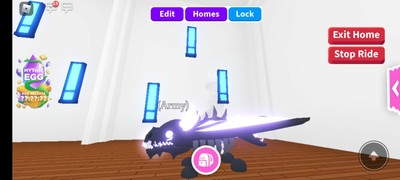 ROBLOX ADOPT ME Neon Fly Ride Shadow Dragon, NFR Shadow Dragon £102.00 ...
