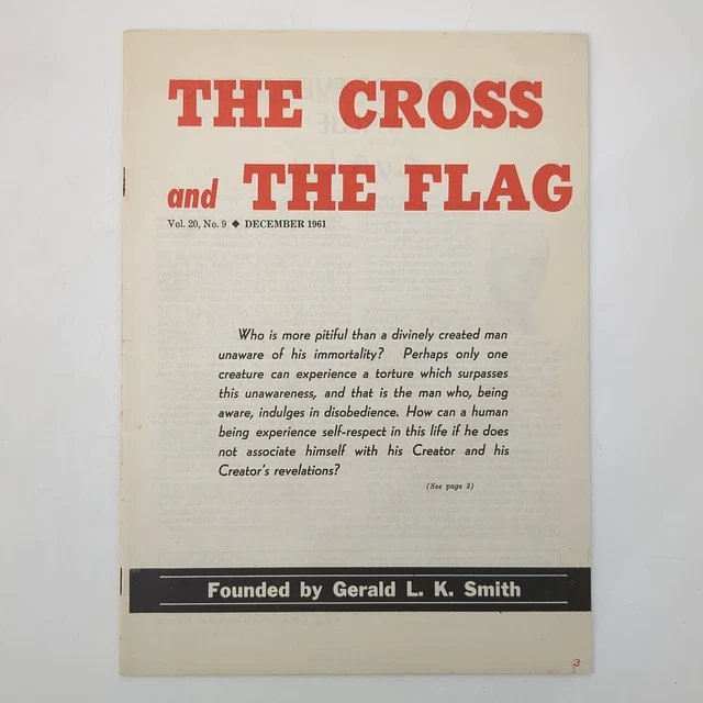 THE CROSS AND the Flag December 1961 Immortals Monthly Magazine Gerald ...
