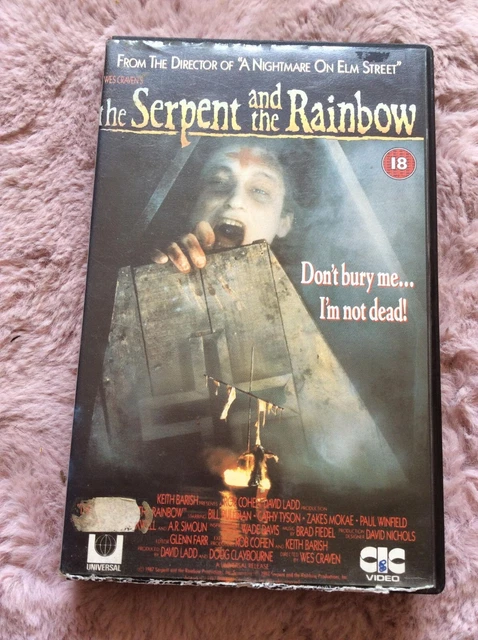 THE SERPENT AND The Rainbow VHS Video Tape Big Box Ex Rental £8.99 ...