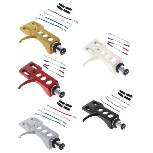 TURNTABLE HEADSHELL MOUNT Universal LP Phono Cartridge Replacement ...