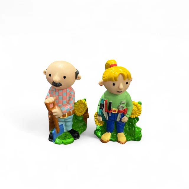 BOB THE BUILDER Plastic Figures Toys Wendy Farmer Pickles Ideal Cake ...