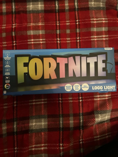 FORTNITE LED LOGO Light Up Sign Gaming Room Bedroom Home Decor UK ...
