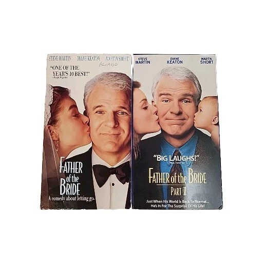FATHER OF THE Bride 1 & 2 VHS Lot Steve Martin Touchstone Pictures ...