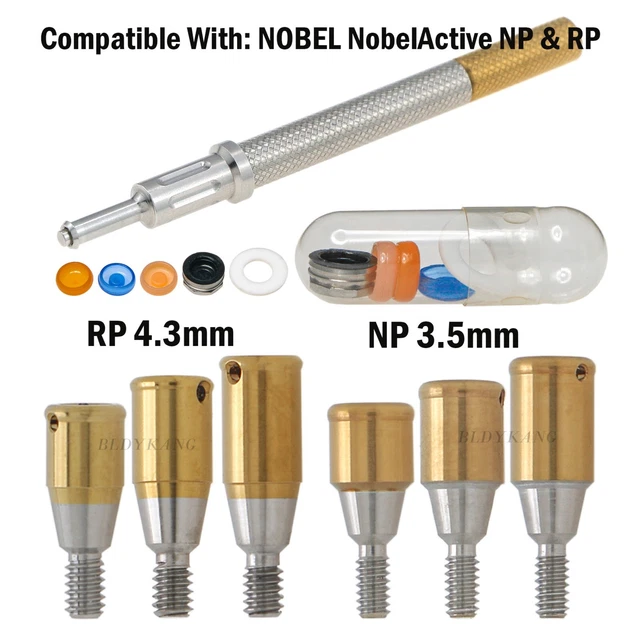 DENTAL ABUTMENT MALE Cap Loc ator Core Tool for NOBEL NobelActive NP ...