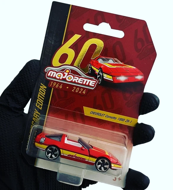 MAJORETTE 60 ANS - CHEVROLET Corvette 1990 ZR-1 - Anniversary Edition ...