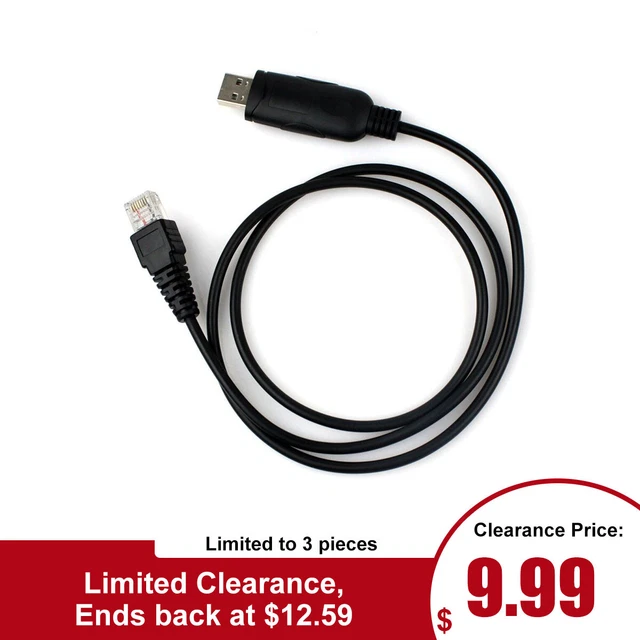 8PIN TO USB Programming Cable for ICOM IC-F110 F220 400pro F5011 F9511 ...