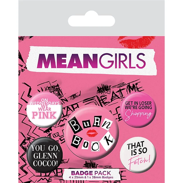 BADGE PACK - Mean Girls (Burn Book) EUR 6,81 - PicClick IT