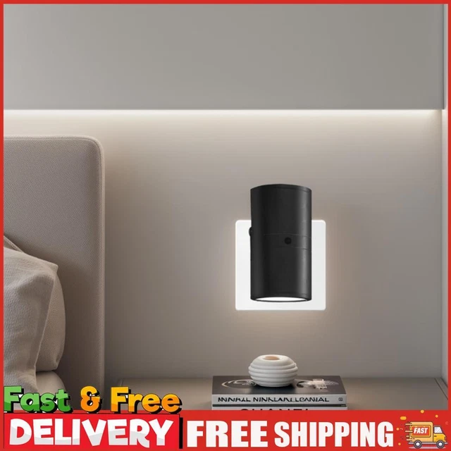 NIGHT LIGHT PLUG Into Wall RGB/3 Color Dimmable Dimming Wall Lamp ...