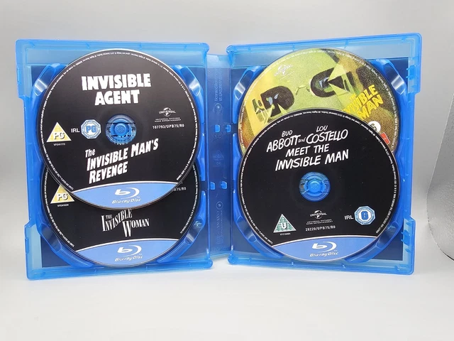 THE INVISIBLE MAN: Complete Legacy Collection (Blu-ray) Claude Rains ...