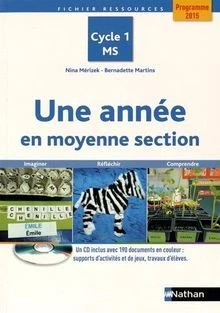 UNE ANNÉE EN moyenne section, cycle 1, MS : imaginer, réfl... | Livre ...