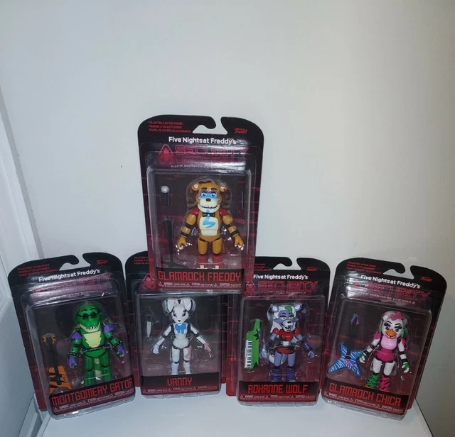 FIVE NIGHTS AT Freddy’s Security Breach Complete Set of 5 Action ...