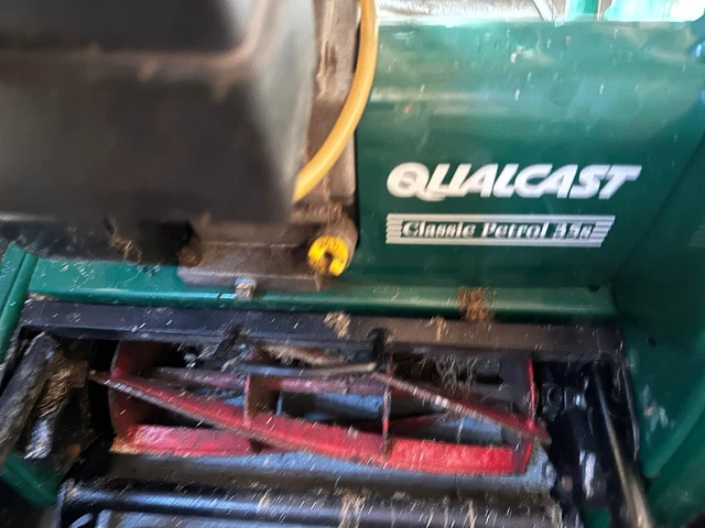 QUALCAST CLASSIC 35S Petrol Self Propelled mower plus Grass Box Spares ...