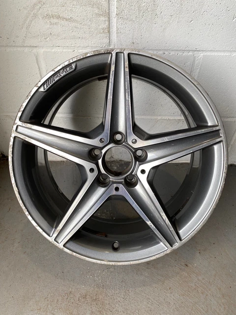 1X GENUINE MERCEDES-BENZ W205 C-Class 18” AMG Alloy Wheel Rim 7.5J ...