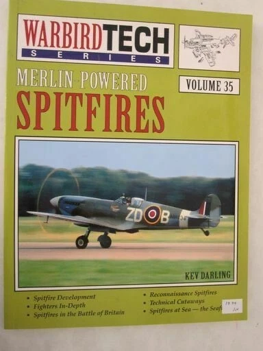 MERLIN-POWERED SPITFIRES - Warbird Tech Vol. 35 £14.20 - PicClick UK