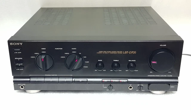 SONY TA-D705 AMPLIFICATORE integrato Audio Video Hi-Fi LBT 70+70W RMS ...
