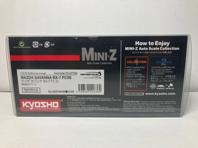 KYOSHO MINI-Z AUTO ASC MA-020 Mazda Savanna RX-7 FC3S White Body £86.22 ...