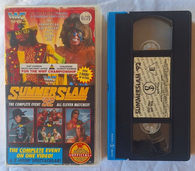 WWF SUMMERSLAM 1992 VHS Video - Original Version! - Tested! -Excellent ...